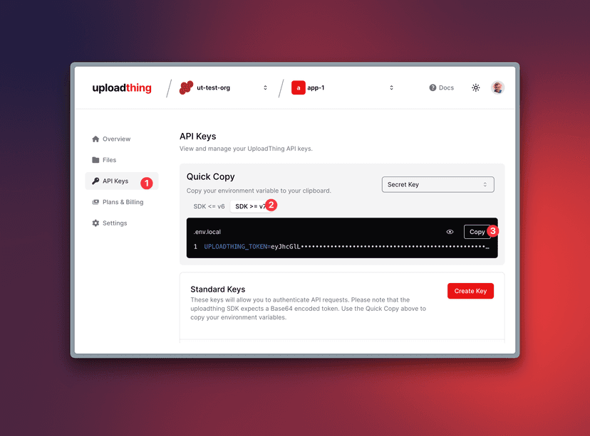 Migrate from v6 to v7 - UploadThing Docs